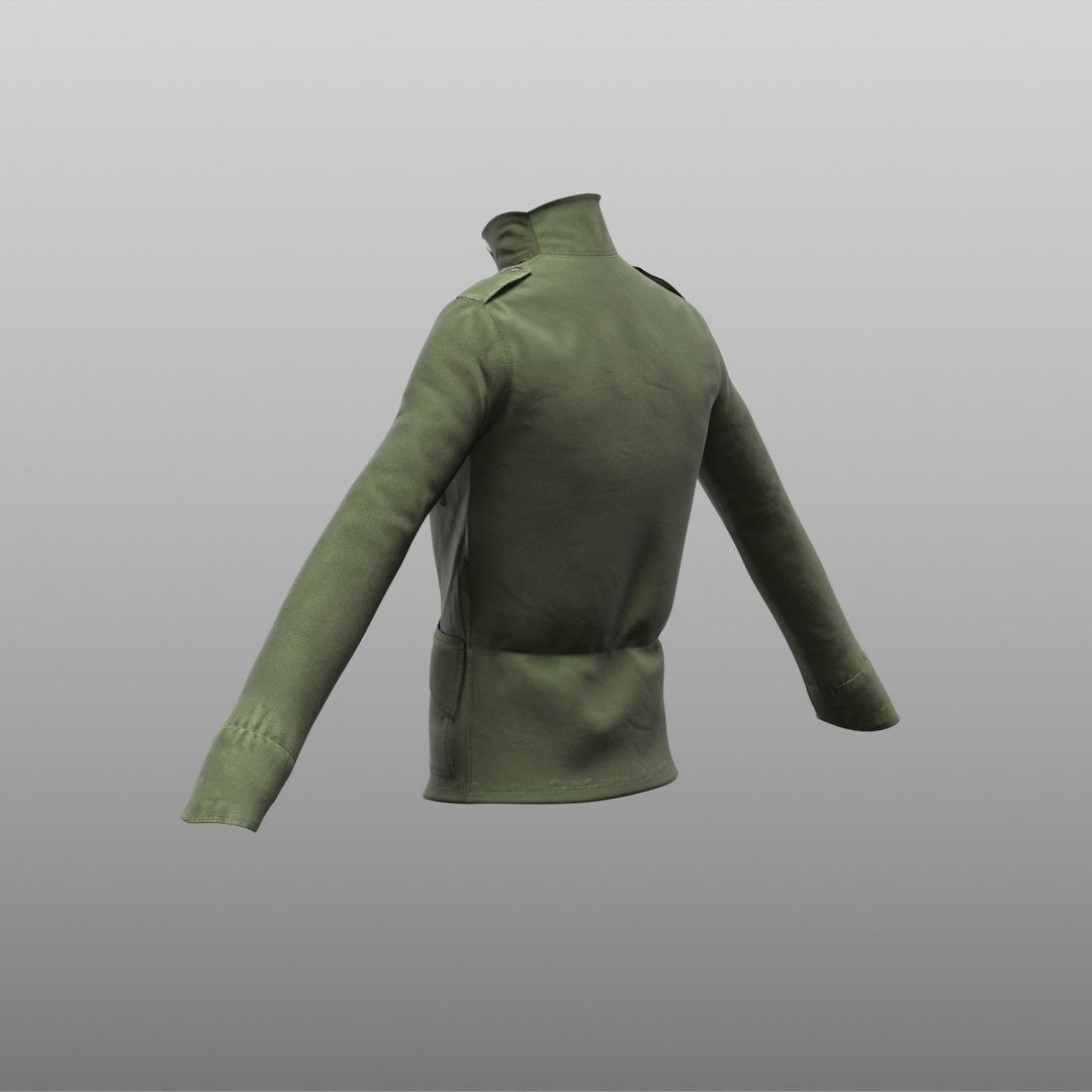 Realistic jacket cloth 3D model - TurboSquid 1195530