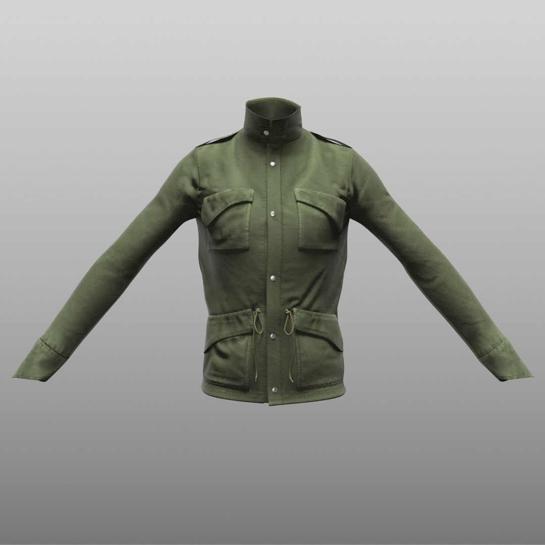 Realistic jacket cloth 3D model - TurboSquid 1195530