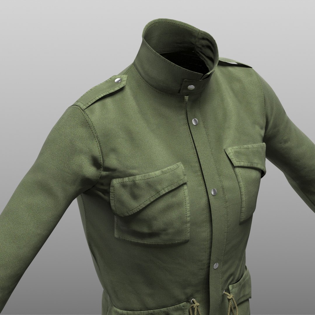 Realistic jacket cloth 3D model - TurboSquid 1195530