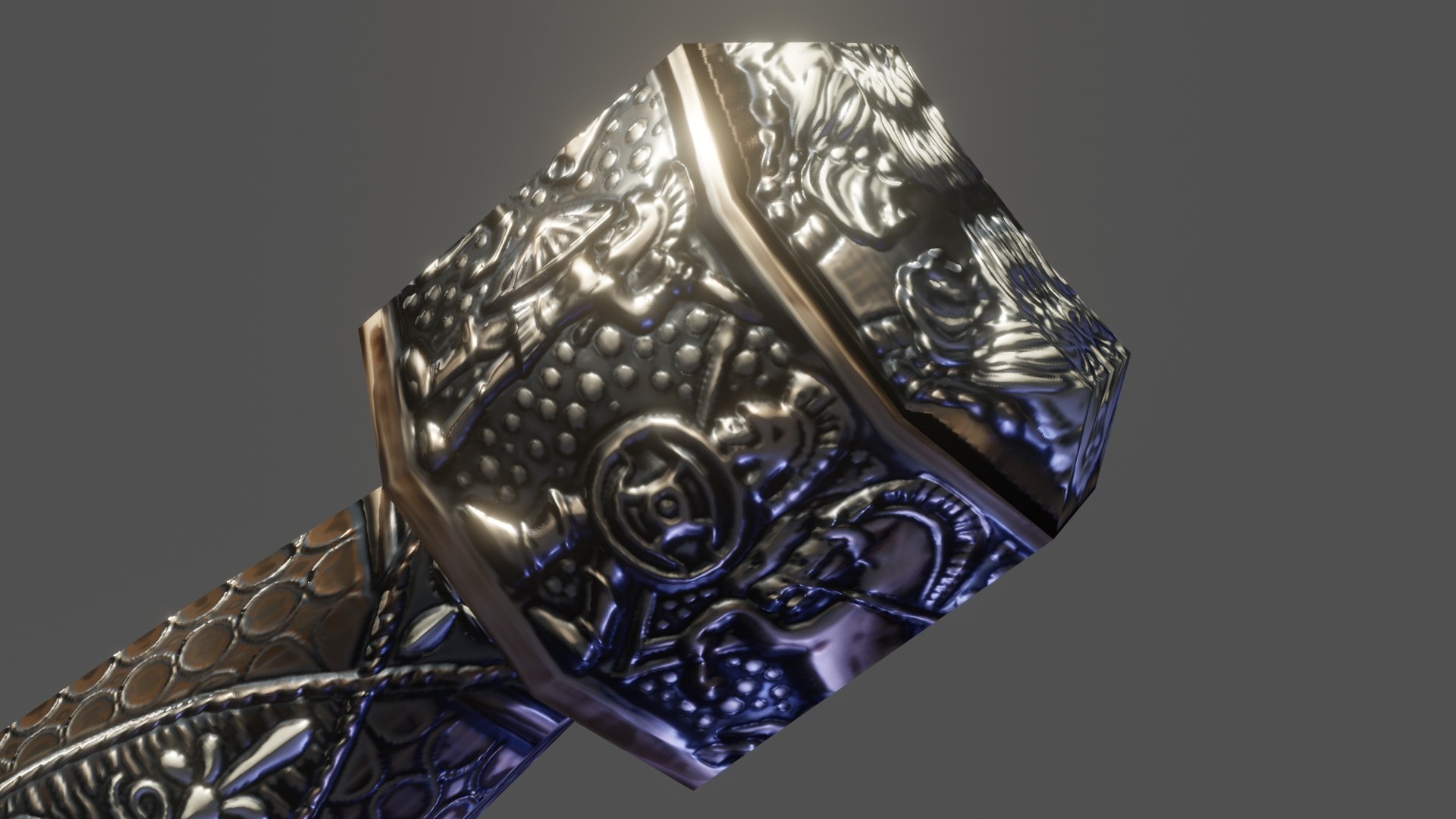 3D Low-poly Spatha Alexander Great Model - TurboSquid 1709435