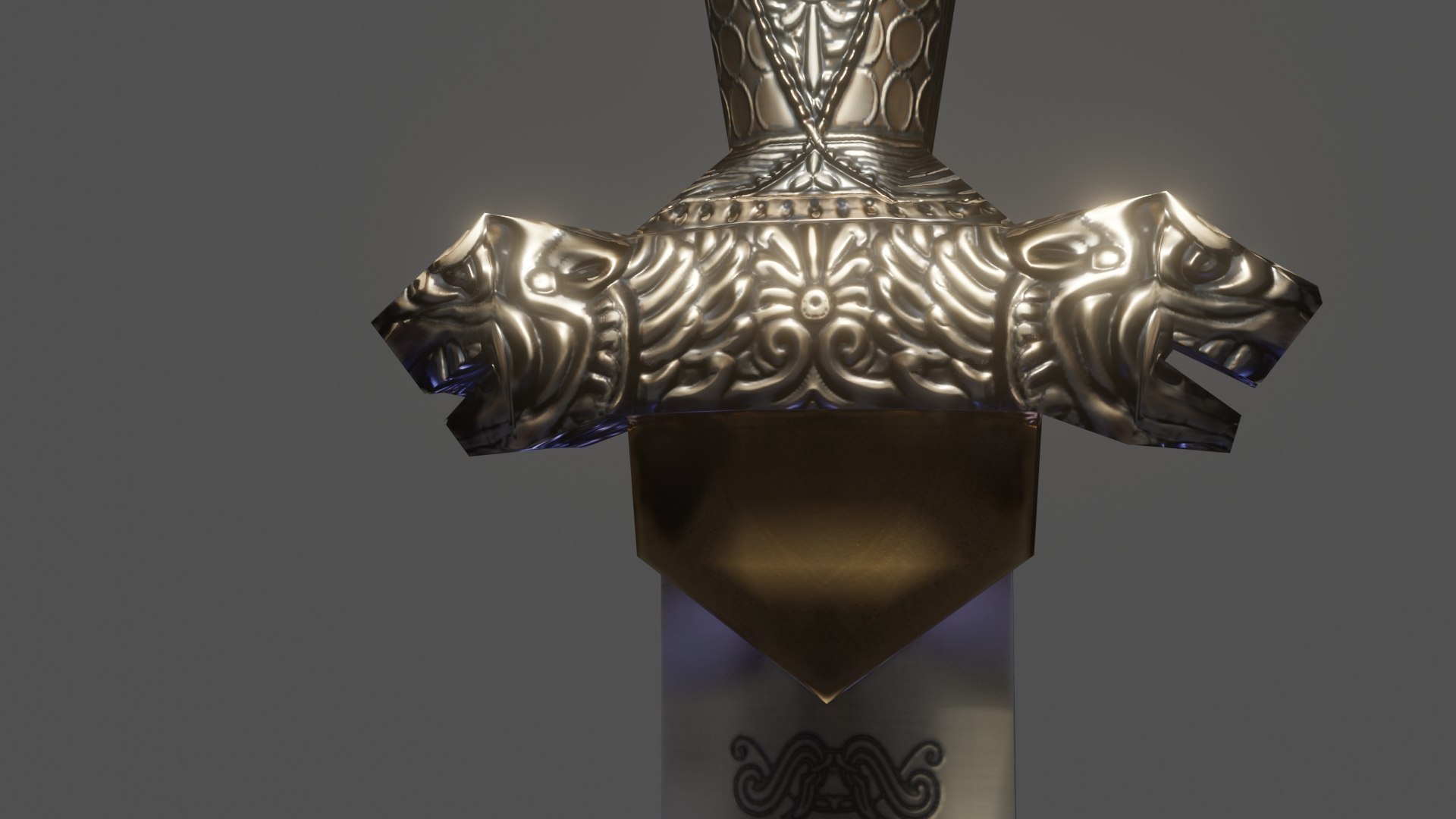 3D Low-poly Spatha Alexander Great Model - TurboSquid 1709435