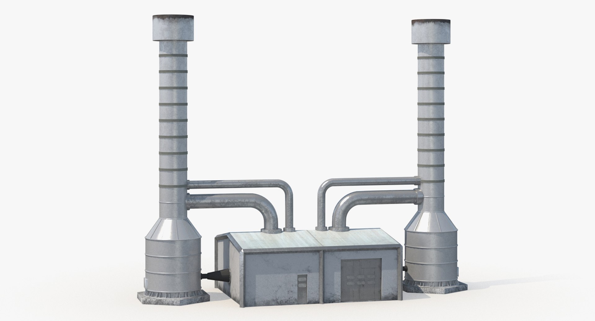 Geothermal Power Plant Cooling Tower 3D Model - TurboSquid 1261705