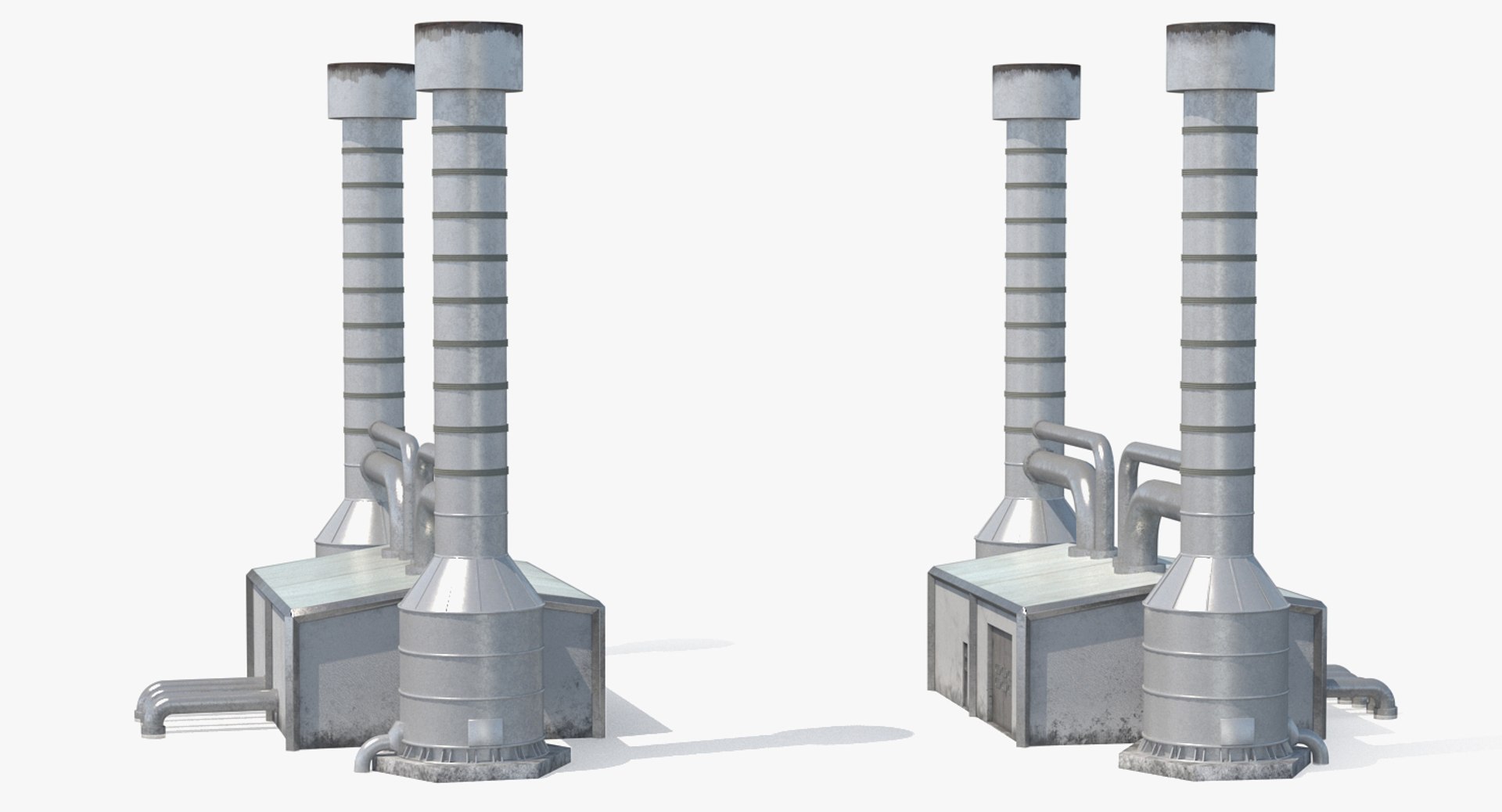Geothermal Power Plant Cooling Tower 3D Model - TurboSquid 1261705