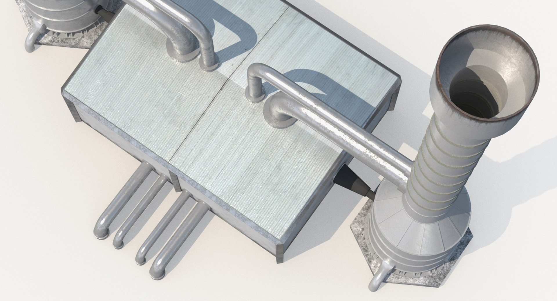 Geothermal Power Plant Cooling Tower 3D Model - TurboSquid 1261705