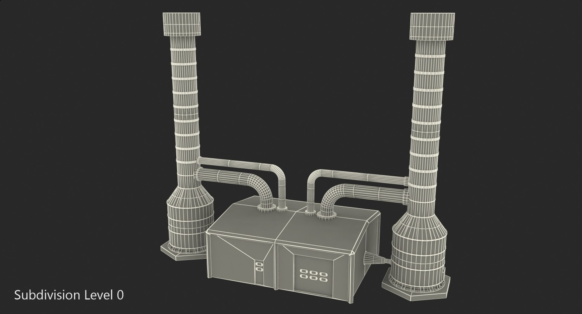 Geothermal Power Plant Cooling Tower 3D Model - TurboSquid 1261705