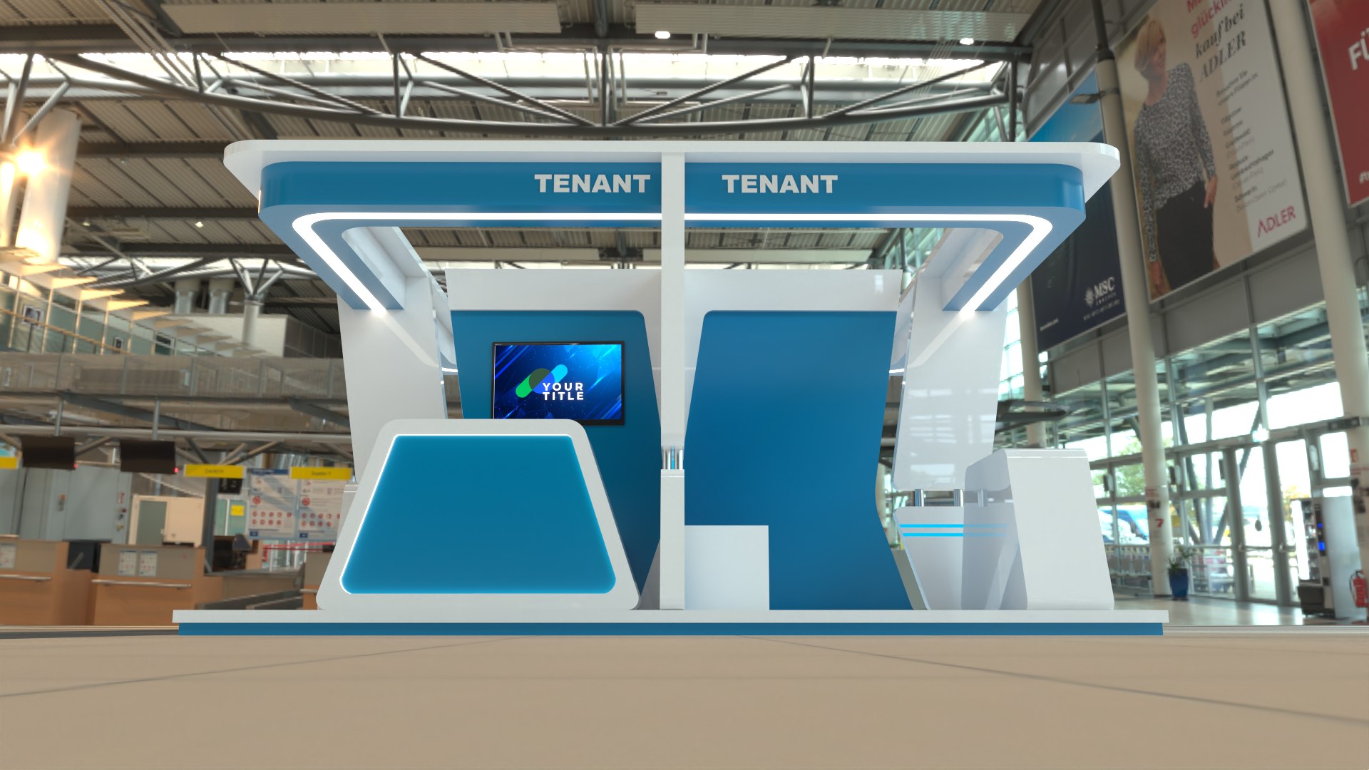 3D Exhibition Booth Stand Stall Trade Show 3D Model Model - TurboSquid ...