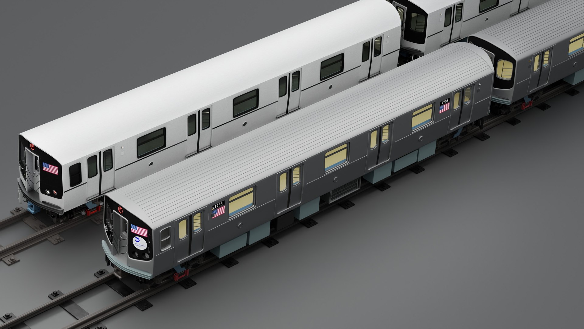 New York Subway Car 3D Model - TurboSquid 1992226