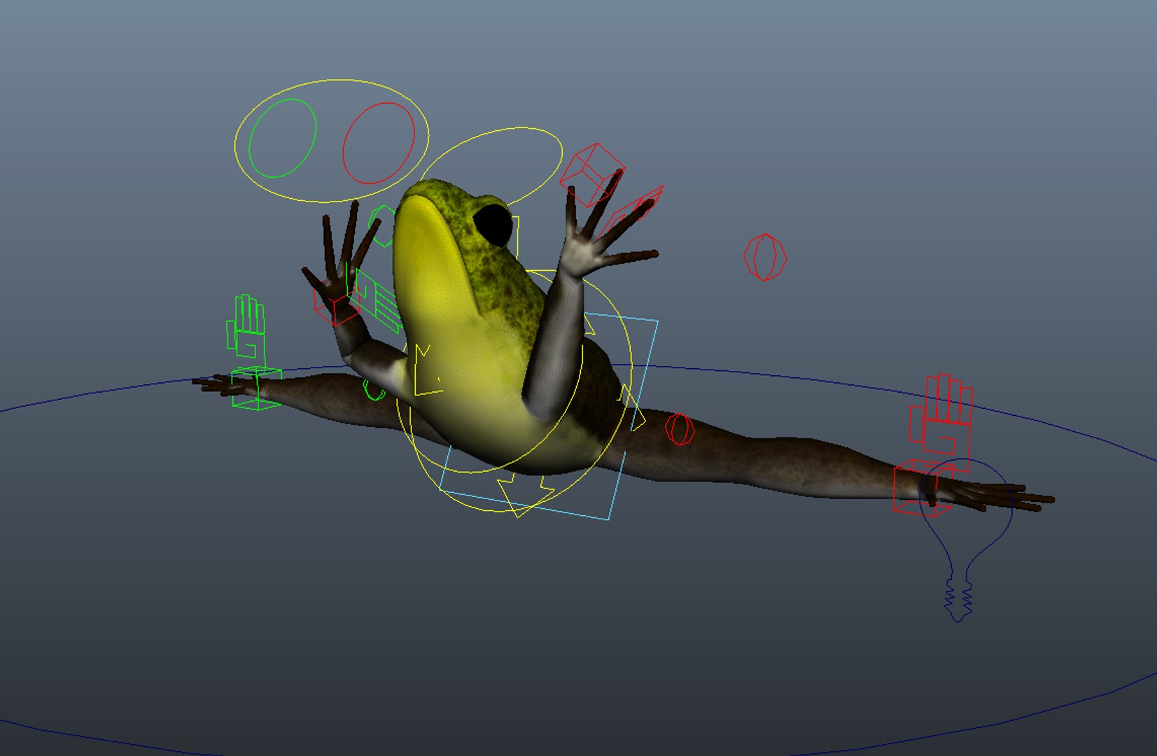 3D toad rigged frog model - TurboSquid 1391682