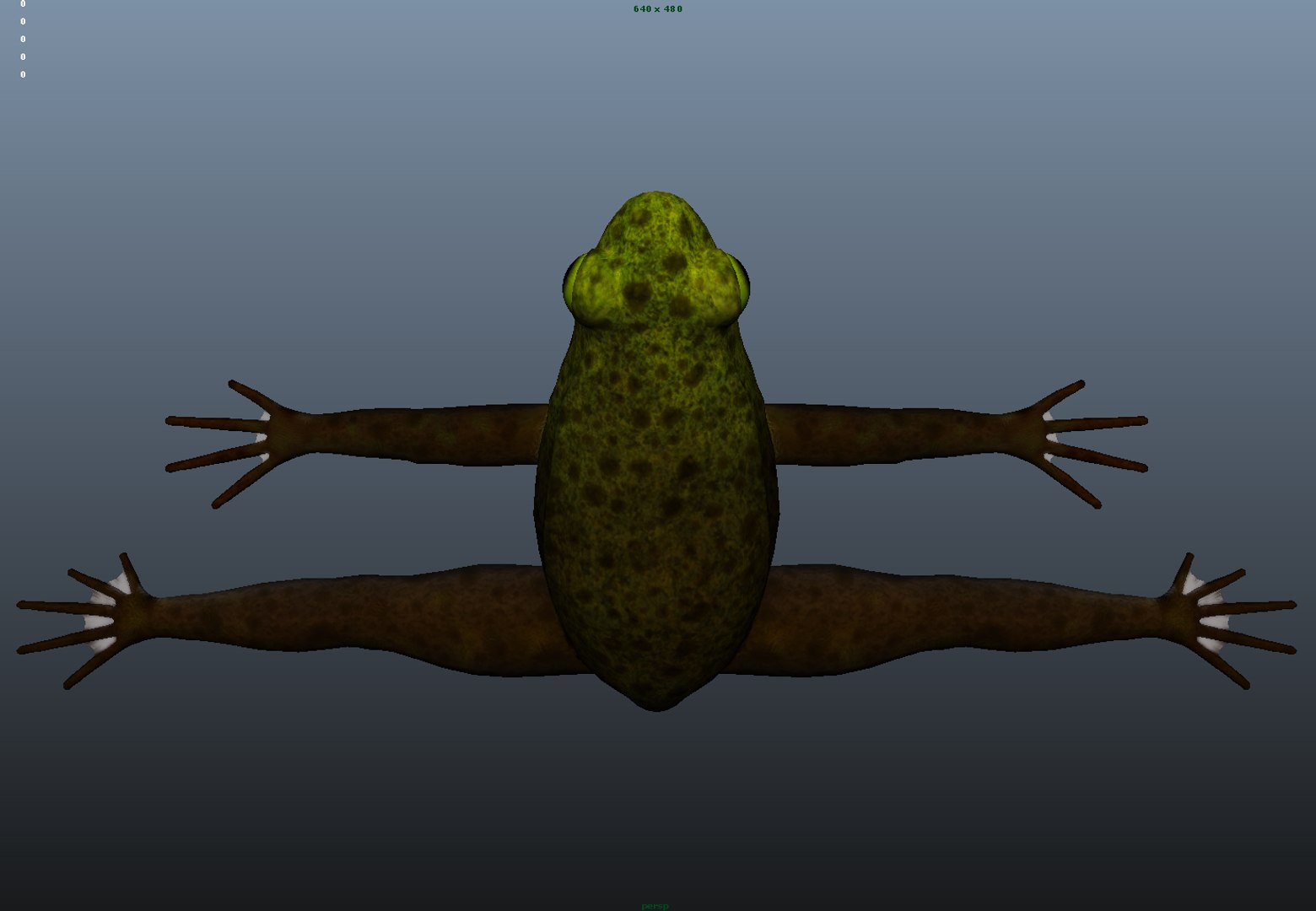 3D toad rigged frog model - TurboSquid 1391682