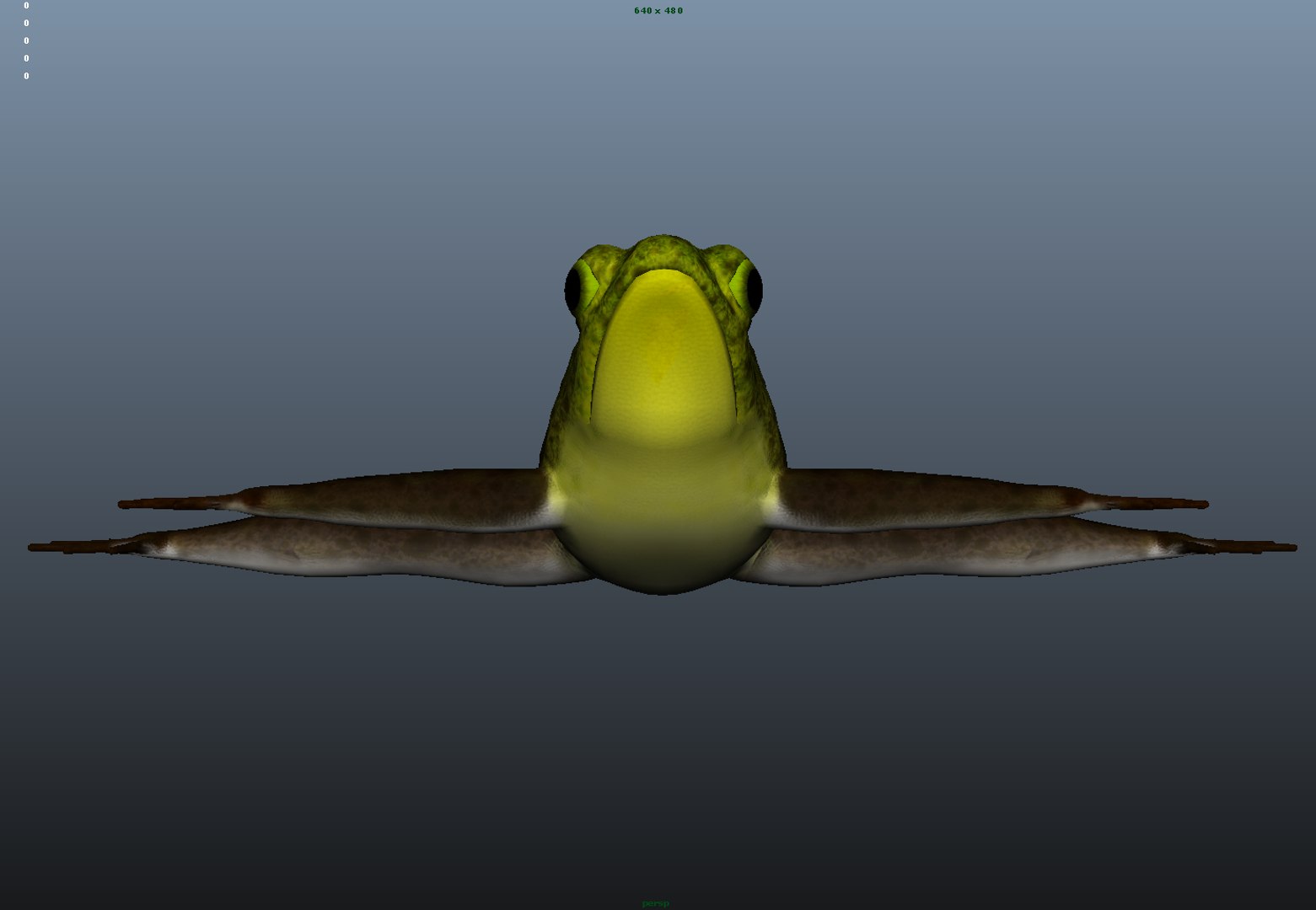 3D toad rigged frog model - TurboSquid 1391682