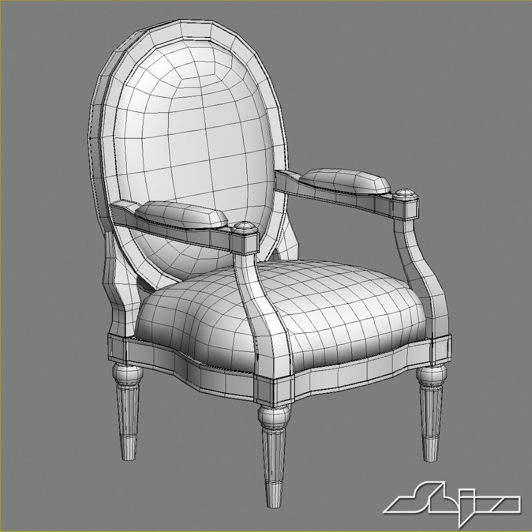 Classic Chair 3d Model