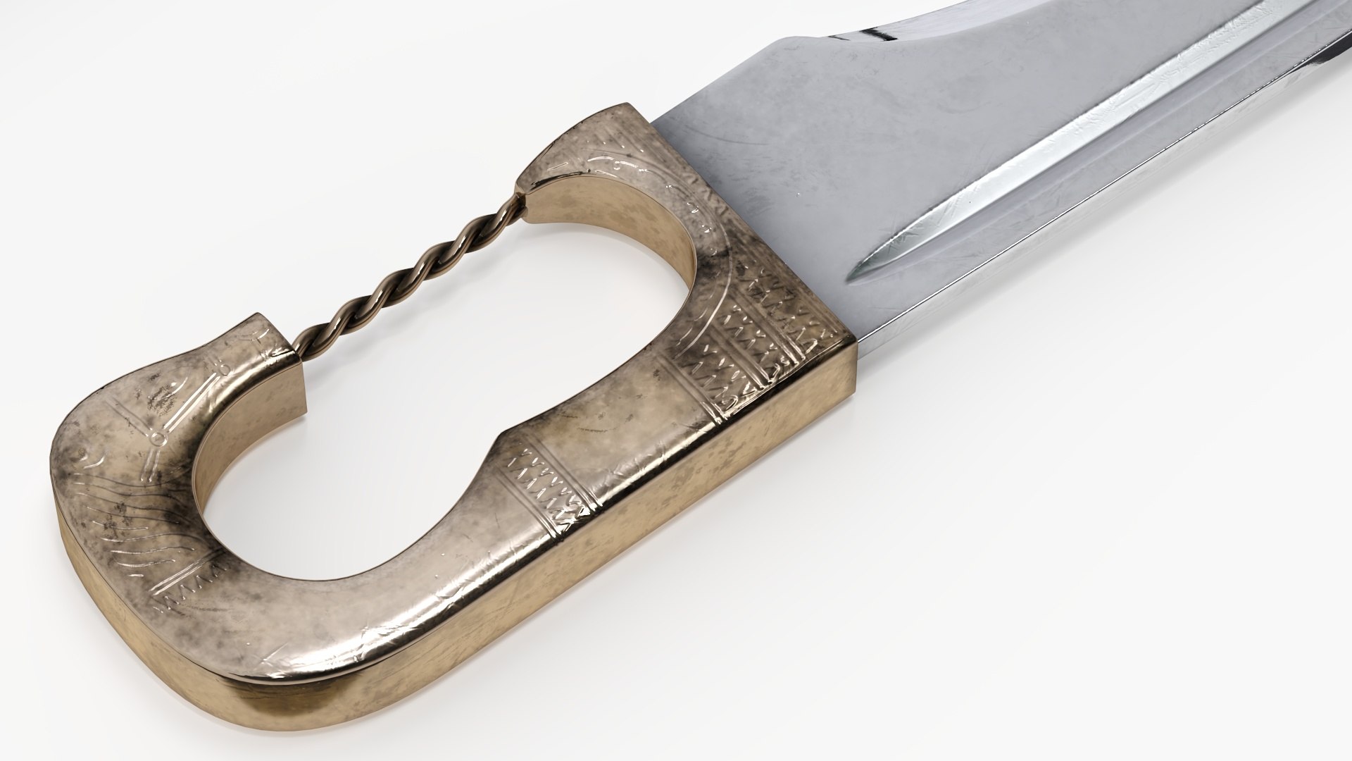 3d Greek Sword Falcata Sheath