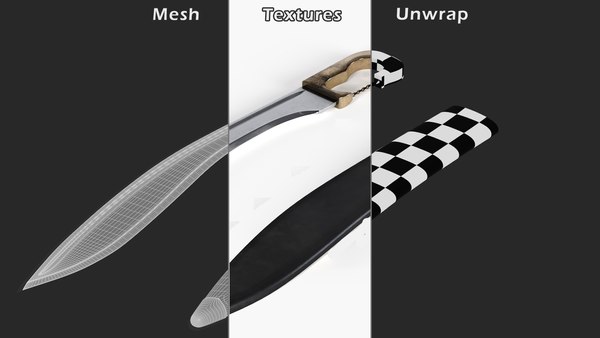 3d greek sword falcata sheath