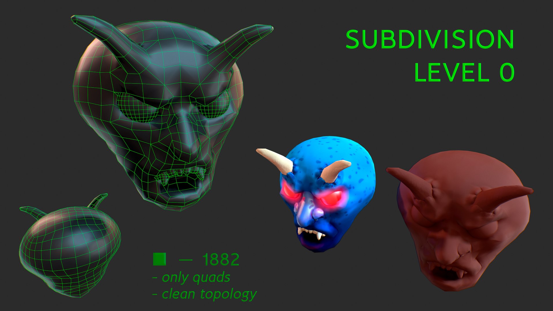 Demon Head 3D Model - TurboSquid 1425267