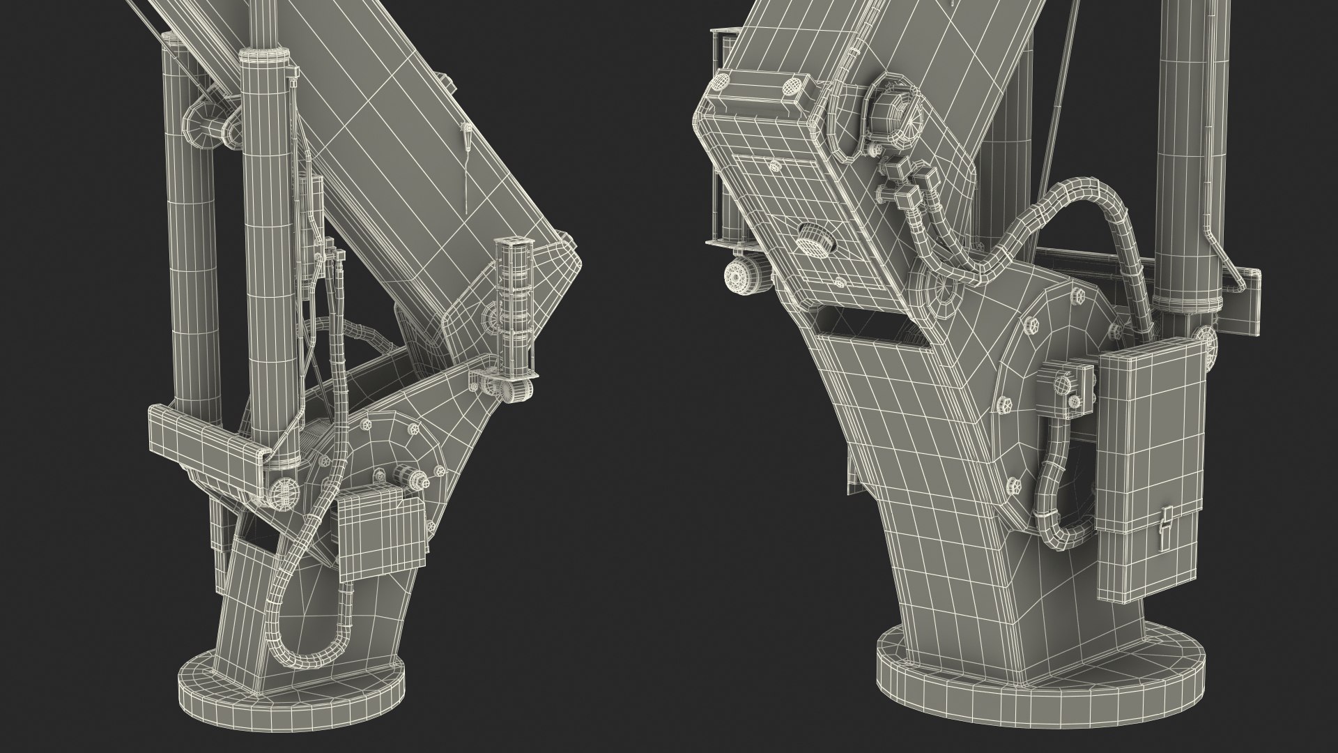 3D Heavy Duty Hydraulic Crane - TurboSquid 1834152