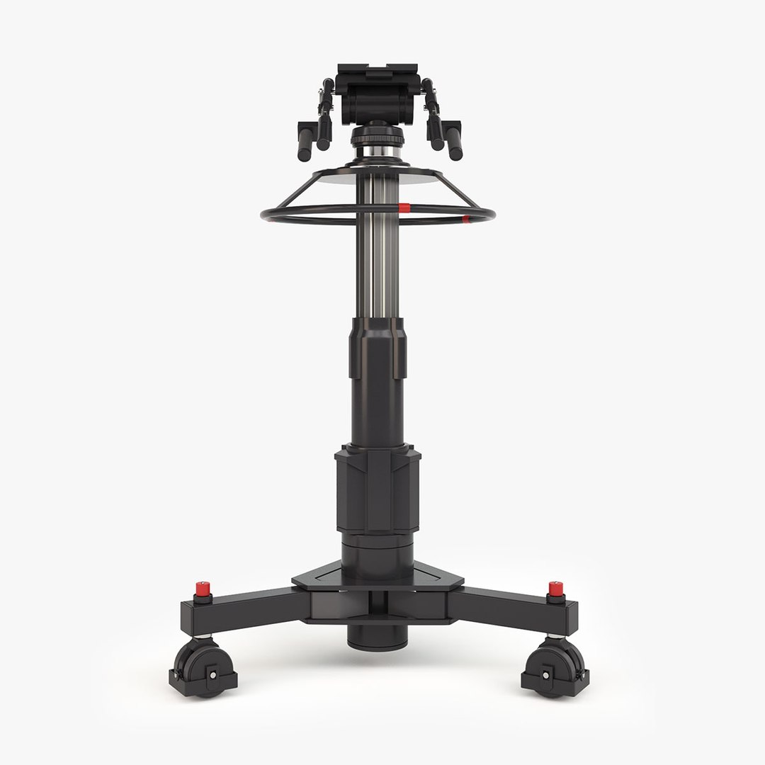 3D Tv Camera Pedestal - TurboSquid 1281877