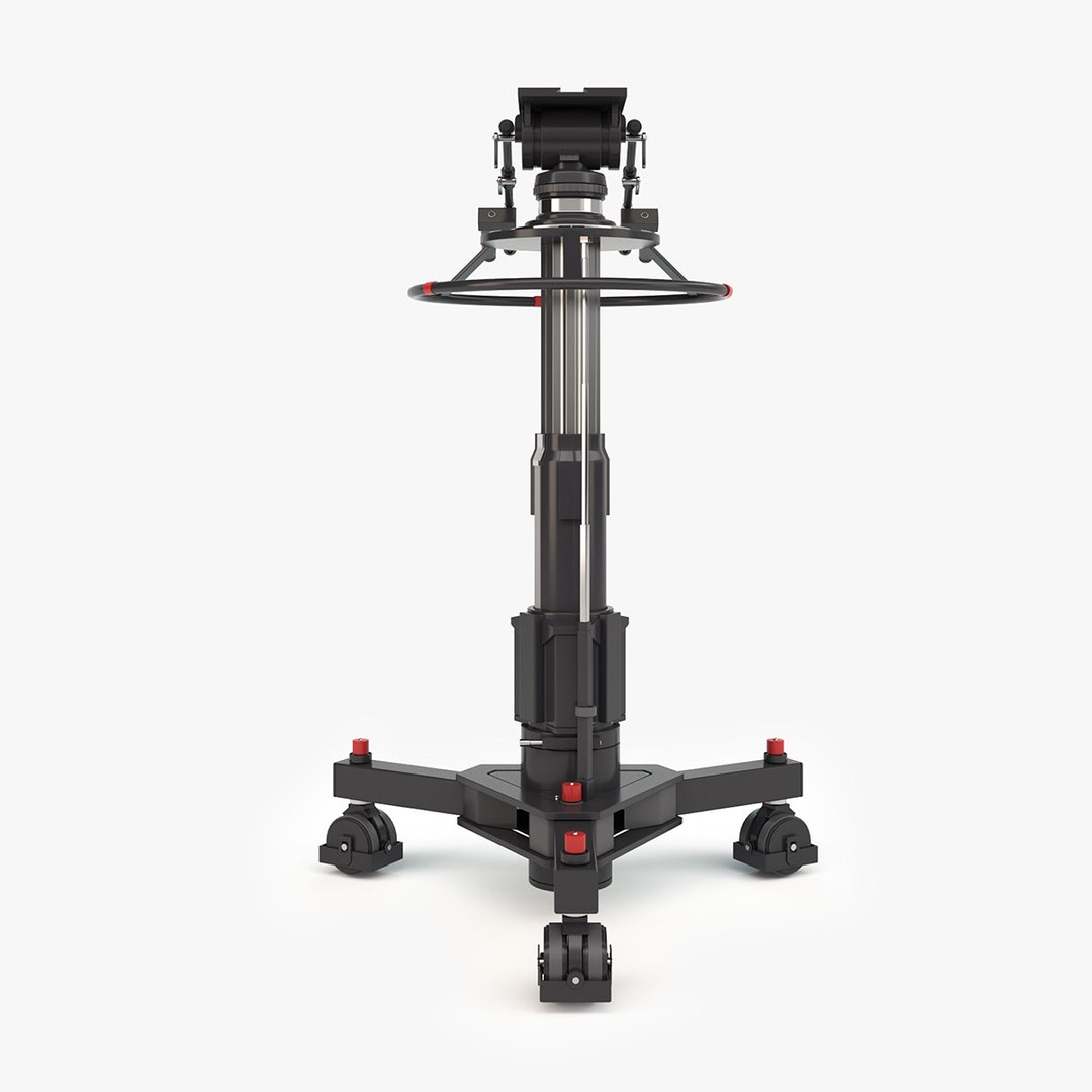 3D Tv Camera Pedestal - TurboSquid 1281877