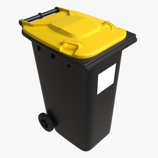 Mobile Waste Container 240 L 3D 모델 - TurboSquid 2094677
