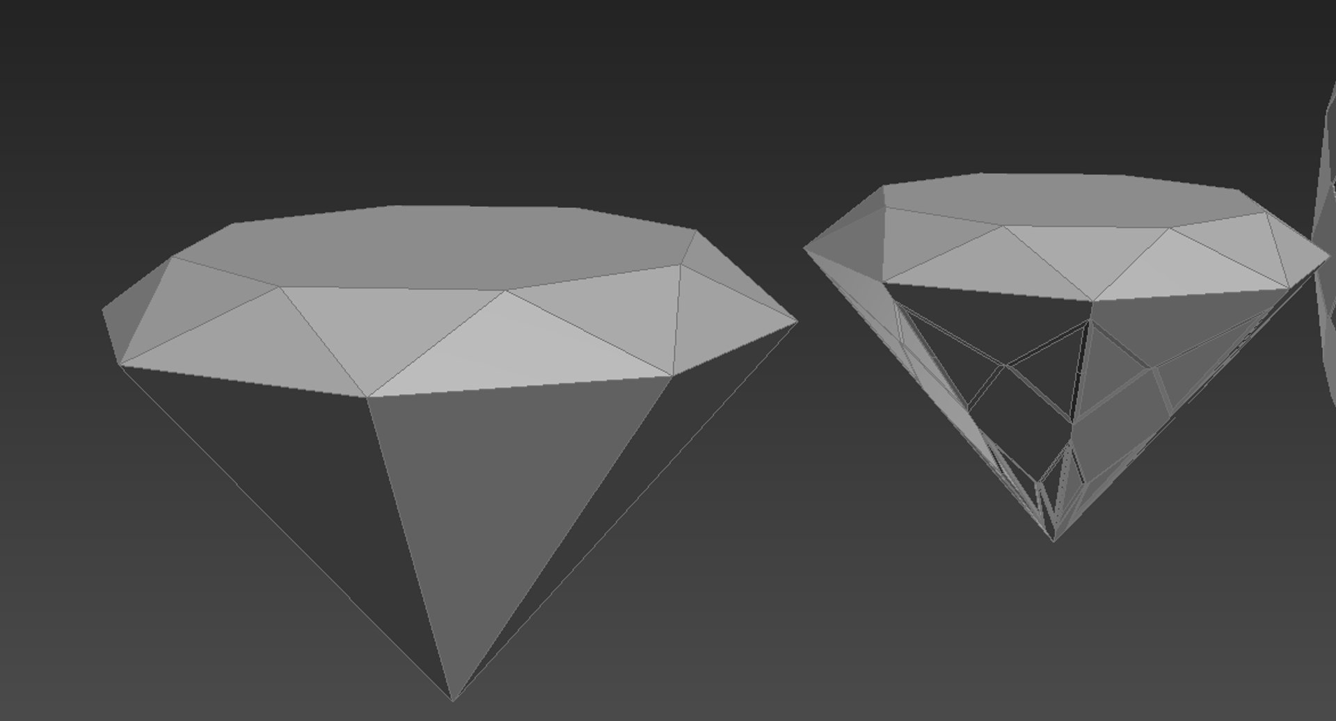 Diamond Glass Design 3d Model