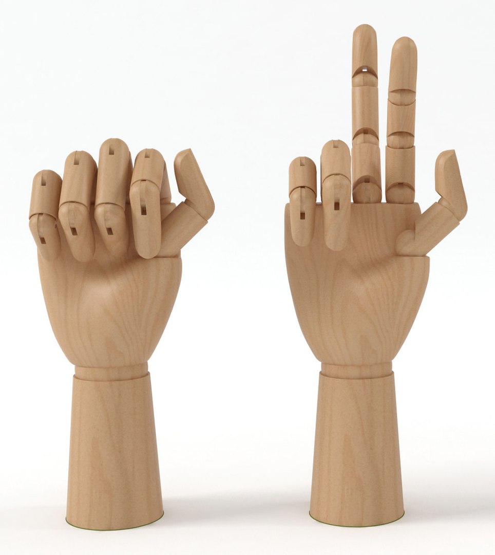 3D hay wooden hand - TurboSquid 1224653