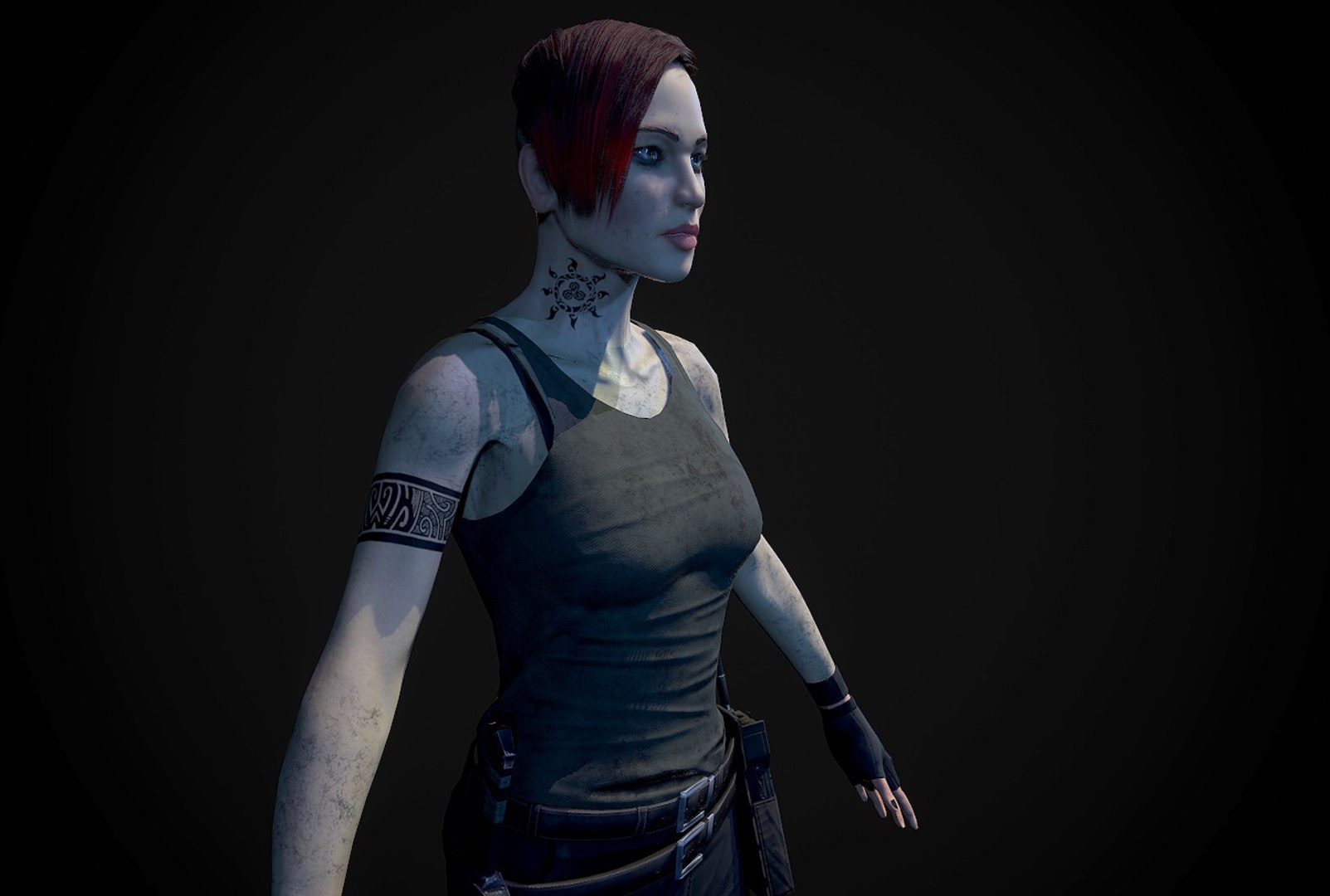 Girl Survivor Model - TurboSquid 1168840