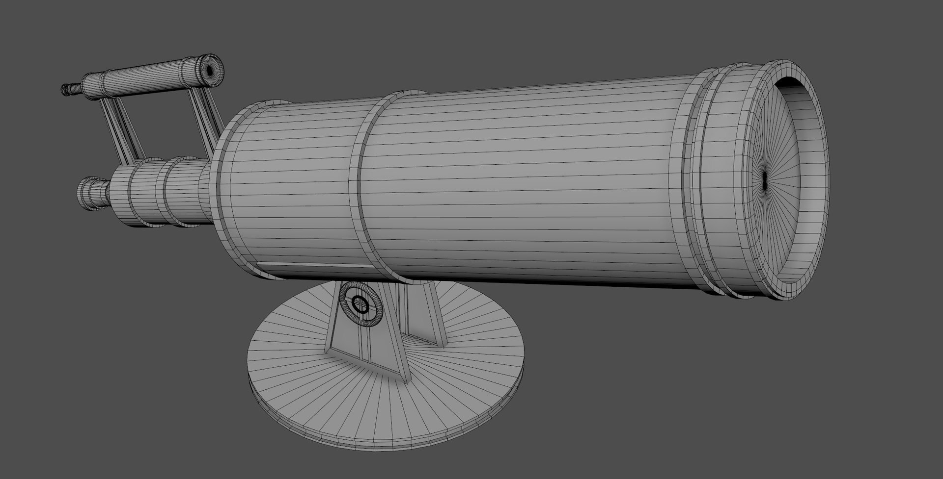 3D Model Antique Desk Telescope - TurboSquid 1913853
