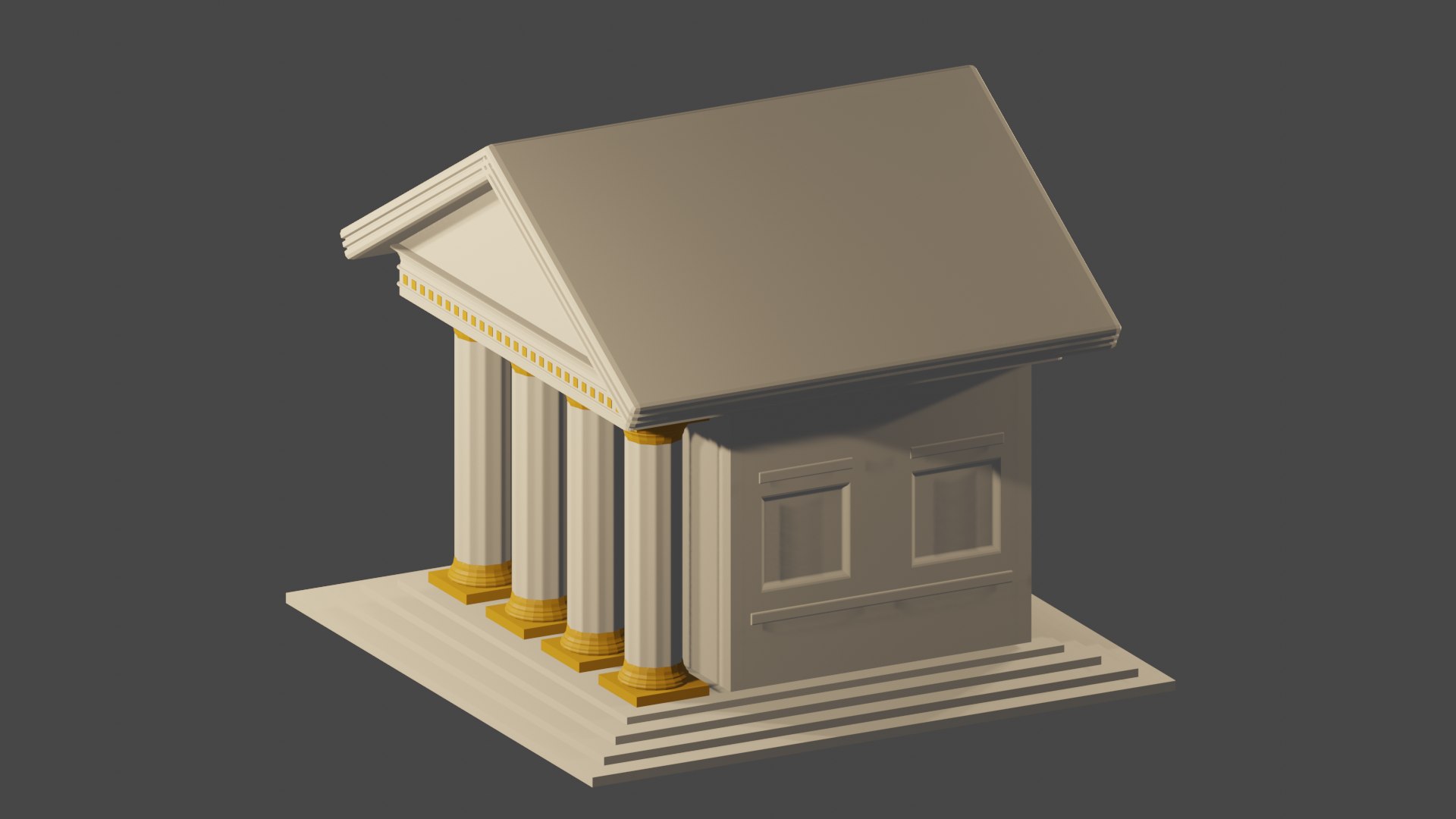 Ancient House Model - TurboSquid 1944587