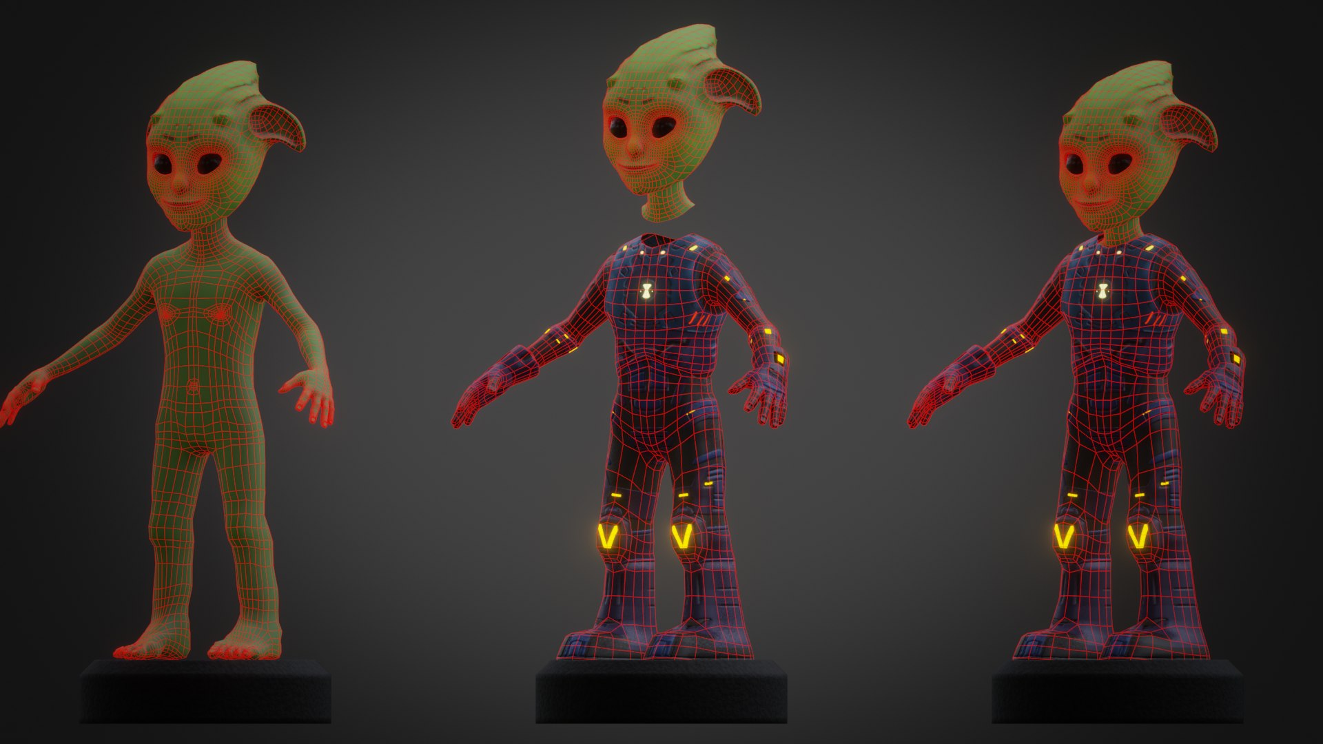 3D Model Alien - TurboSquid 1395394