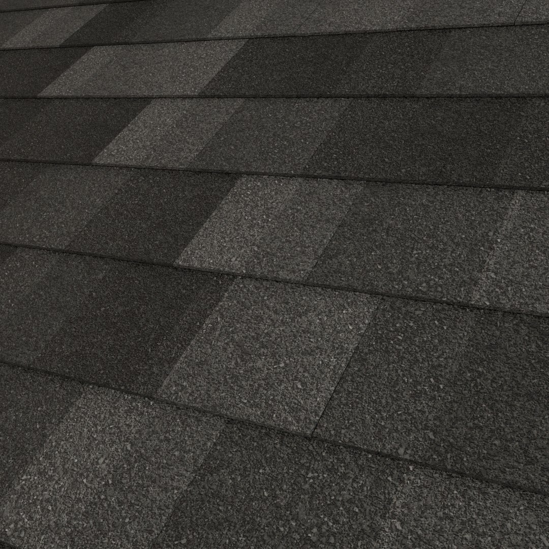 3d Composition Roof Shingles Model
