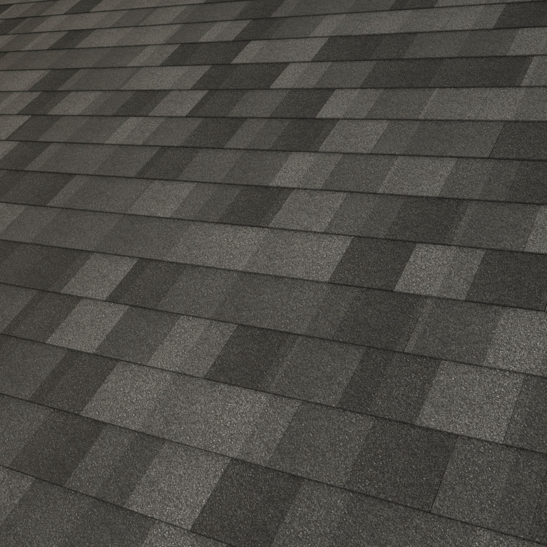 3d composition roof shingles model