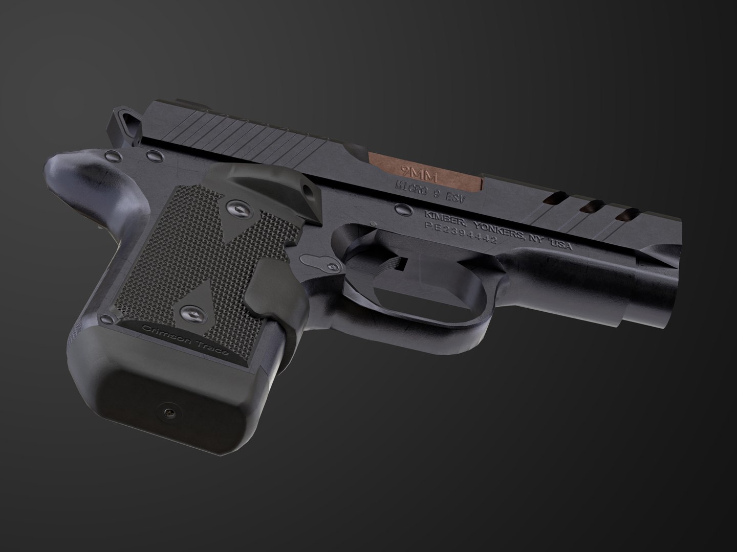 Kimber Micro 9 Esv 3D Model - TurboSquid 1386391
