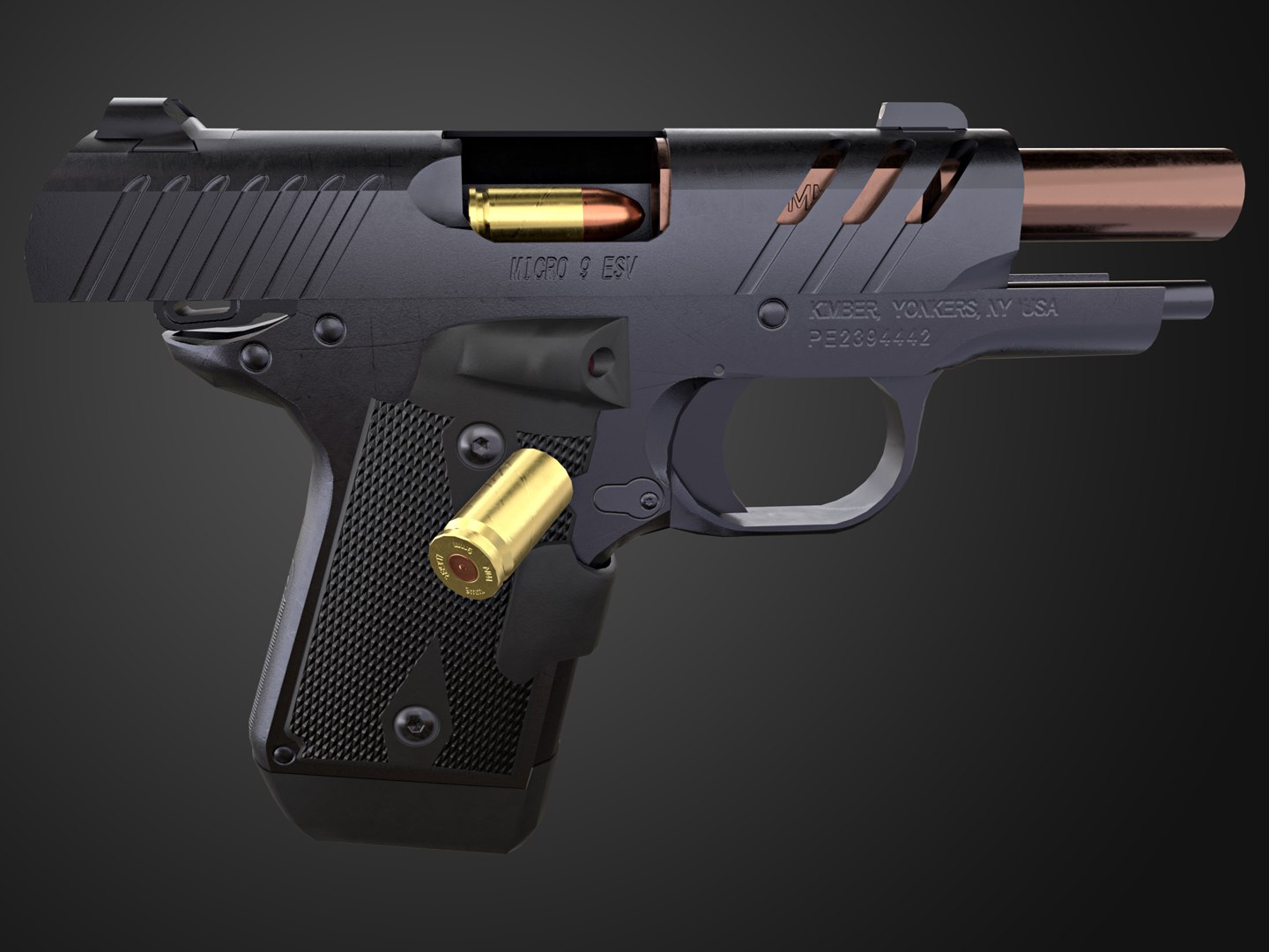 Kimber Micro 9 Esv 3D Model - TurboSquid 1386391