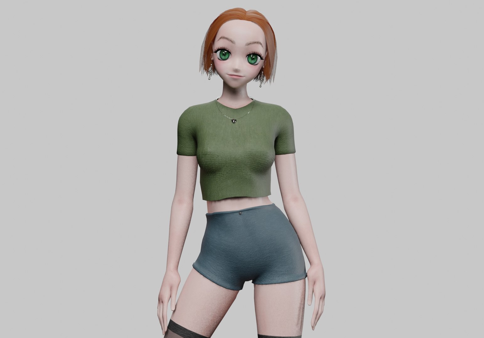 Cute Anime Girl V29315 Model - TurboSquid 2269214