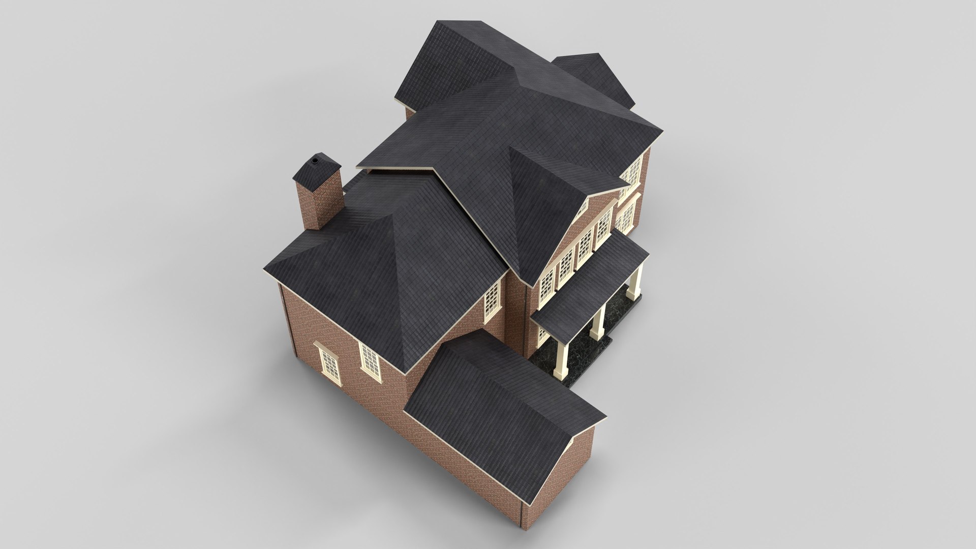 3D Neighborhood House 20T4 - TurboSquid 2221405
