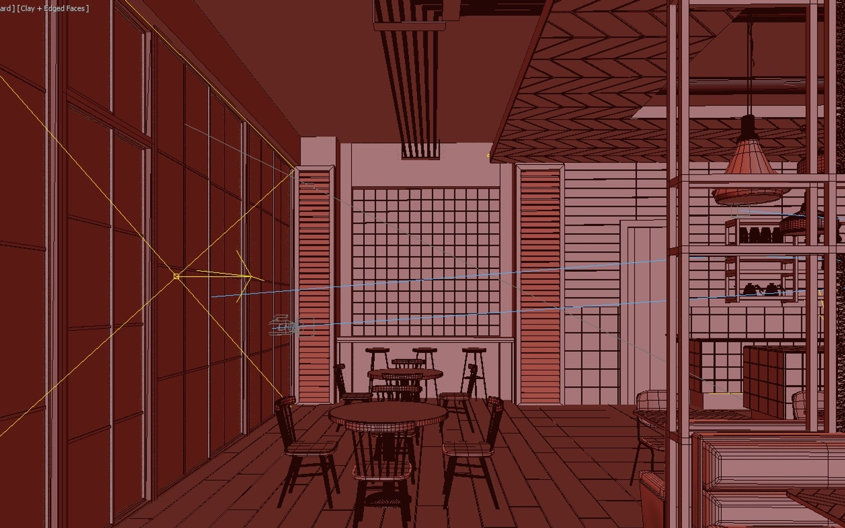 White House Coffee Interior 3D Model - TurboSquid 1711392