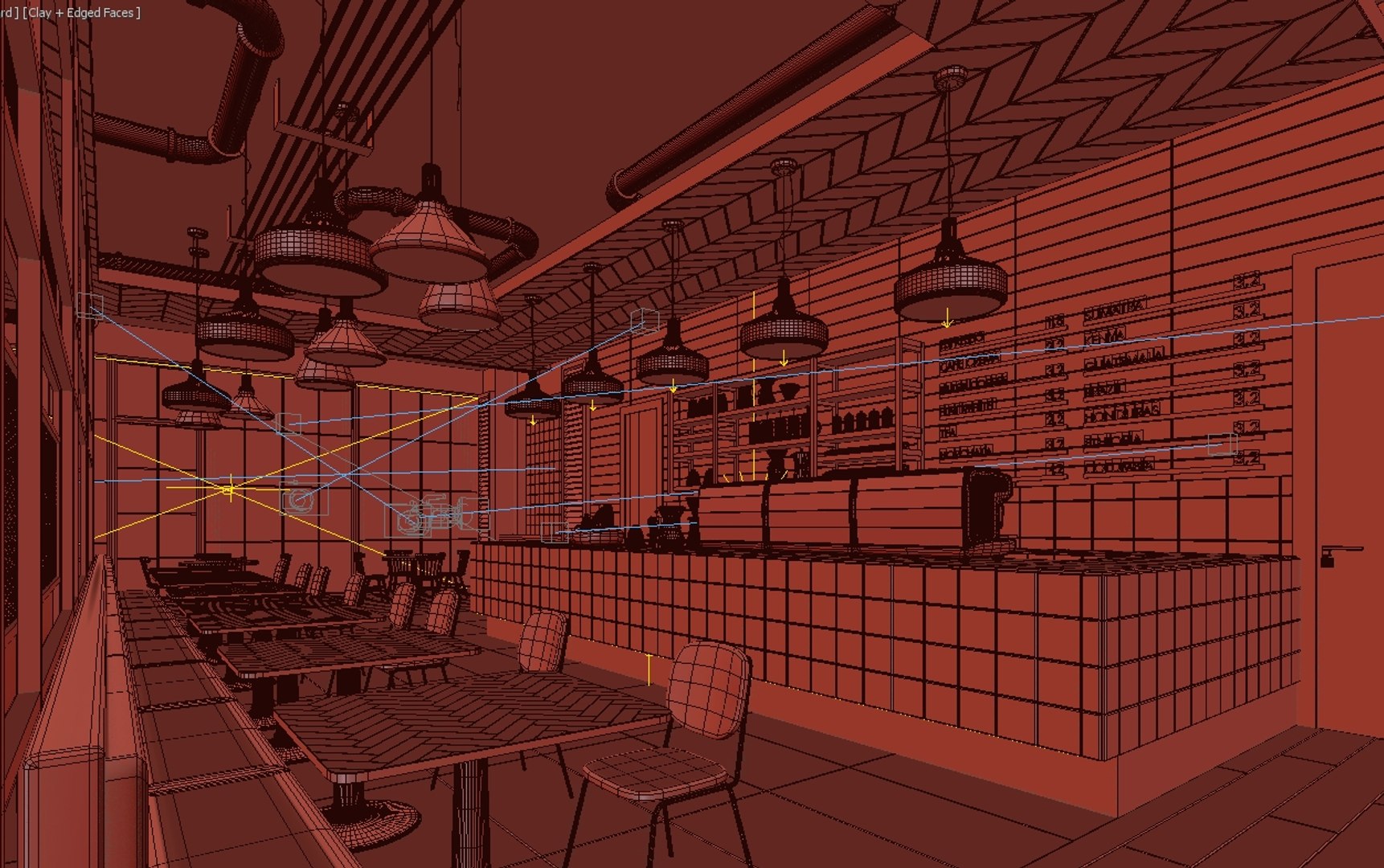 White House Coffee Interior 3D Model - TurboSquid 1711392