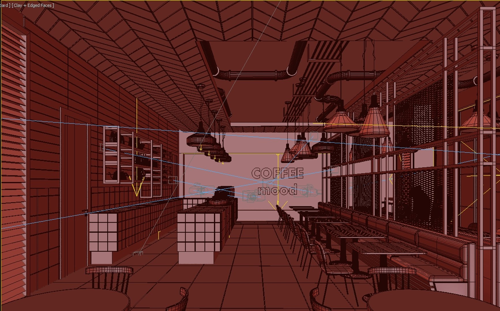 White House Coffee Interior 3D Model - TurboSquid 1711392