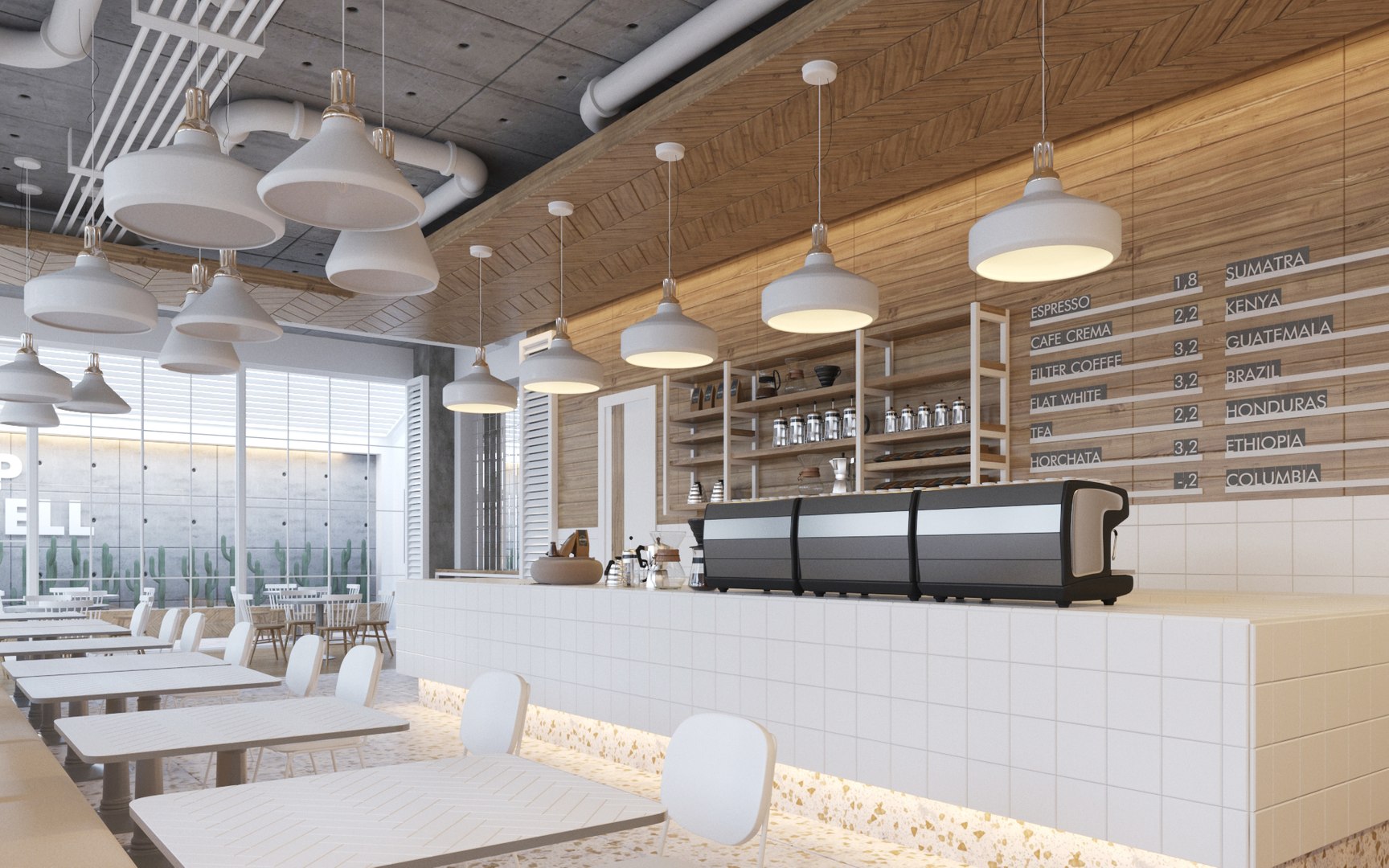 White House Coffee Interior 3D Model - TurboSquid 1711392