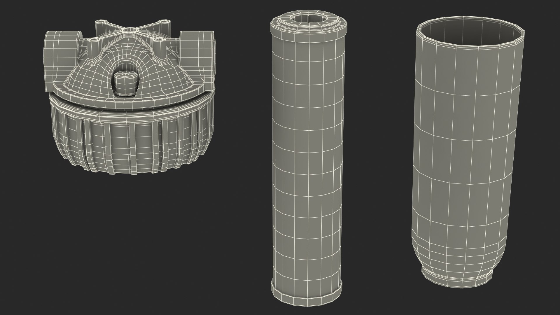 Transparent Water Filter Housing With Cartridge Model - TurboSquid 1735482