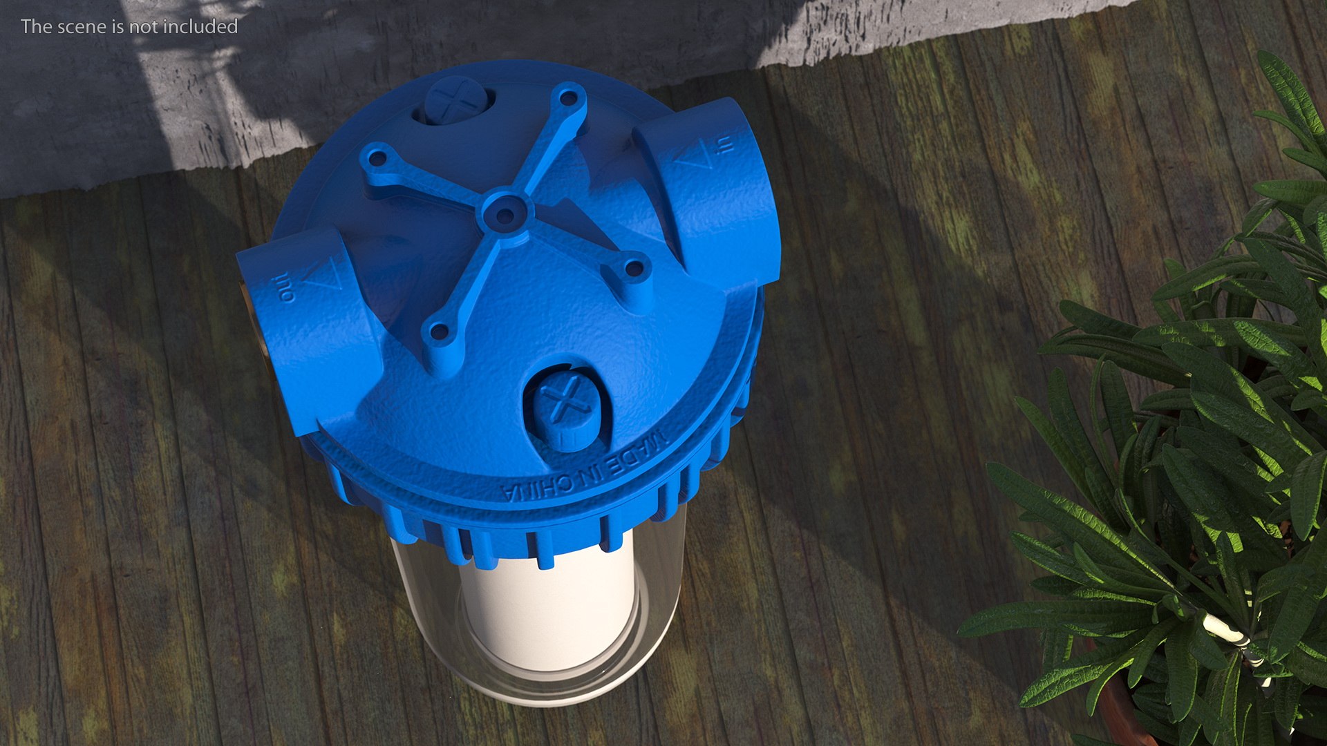 Transparent Water Filter Housing with Cartridge model - TurboSquid 1735482