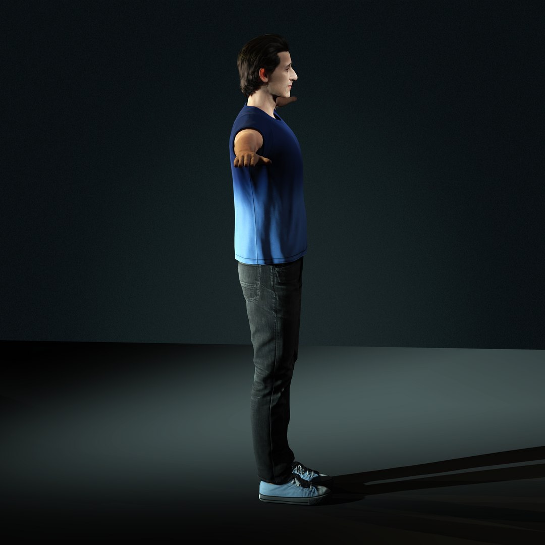 3D Adrien Brody 3D Model - Hyper Realistic - Low Poly 3D Model ...