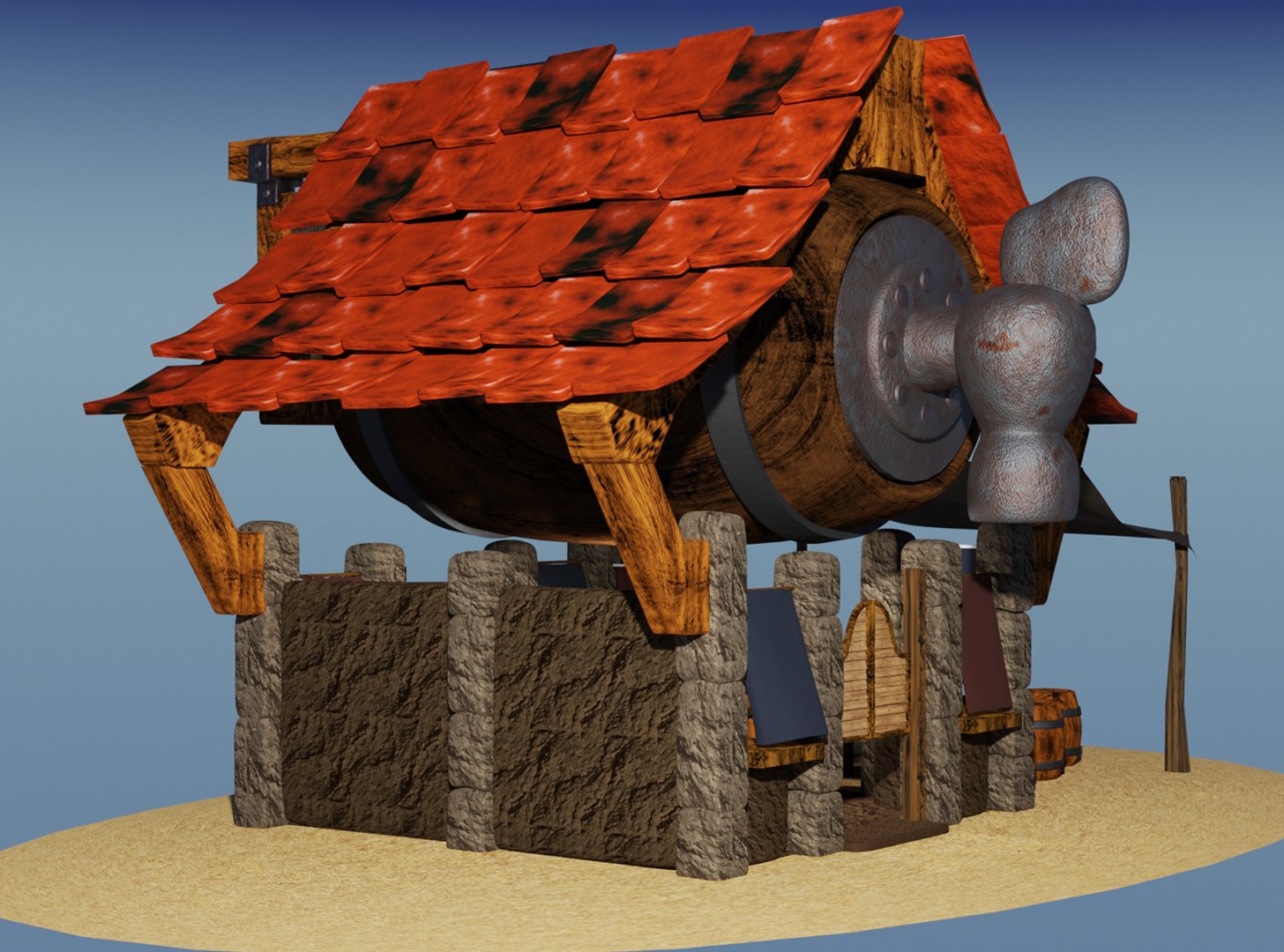 Saloon animation 3D - TurboSquid 1614132