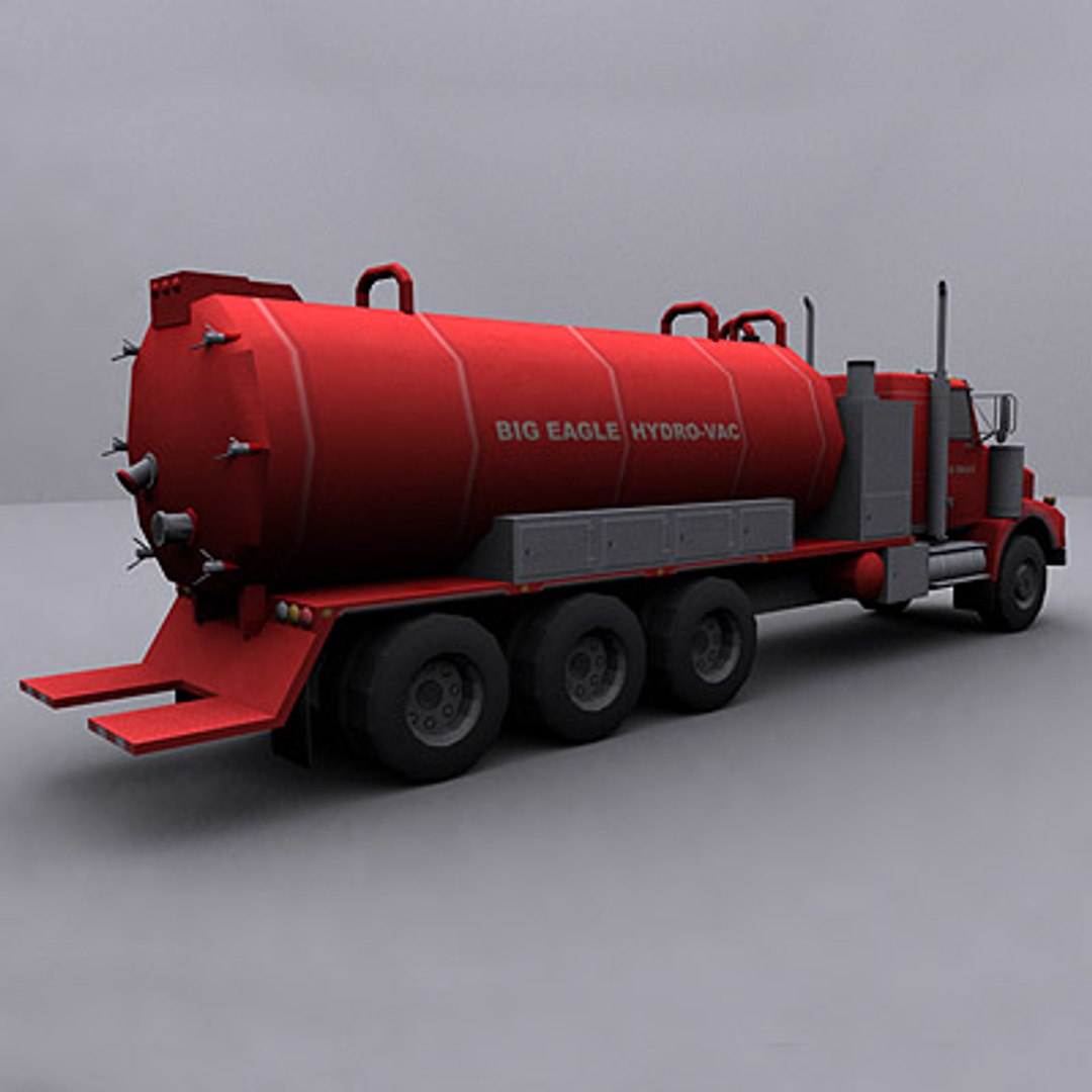 3d Model Ready Jetter Truck