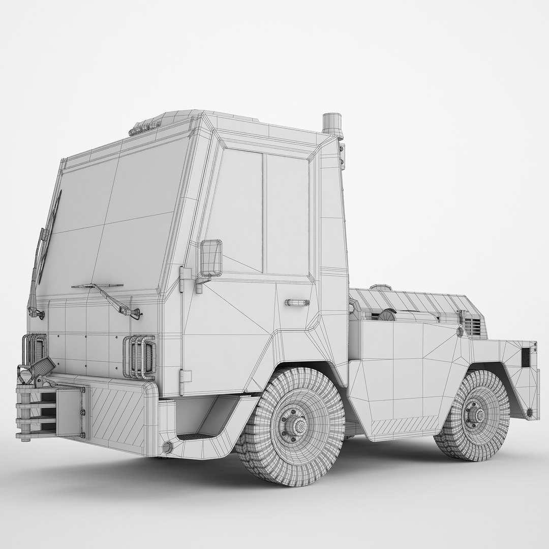 3D Model Aircraft Tow Tractor - TurboSquid 1630649