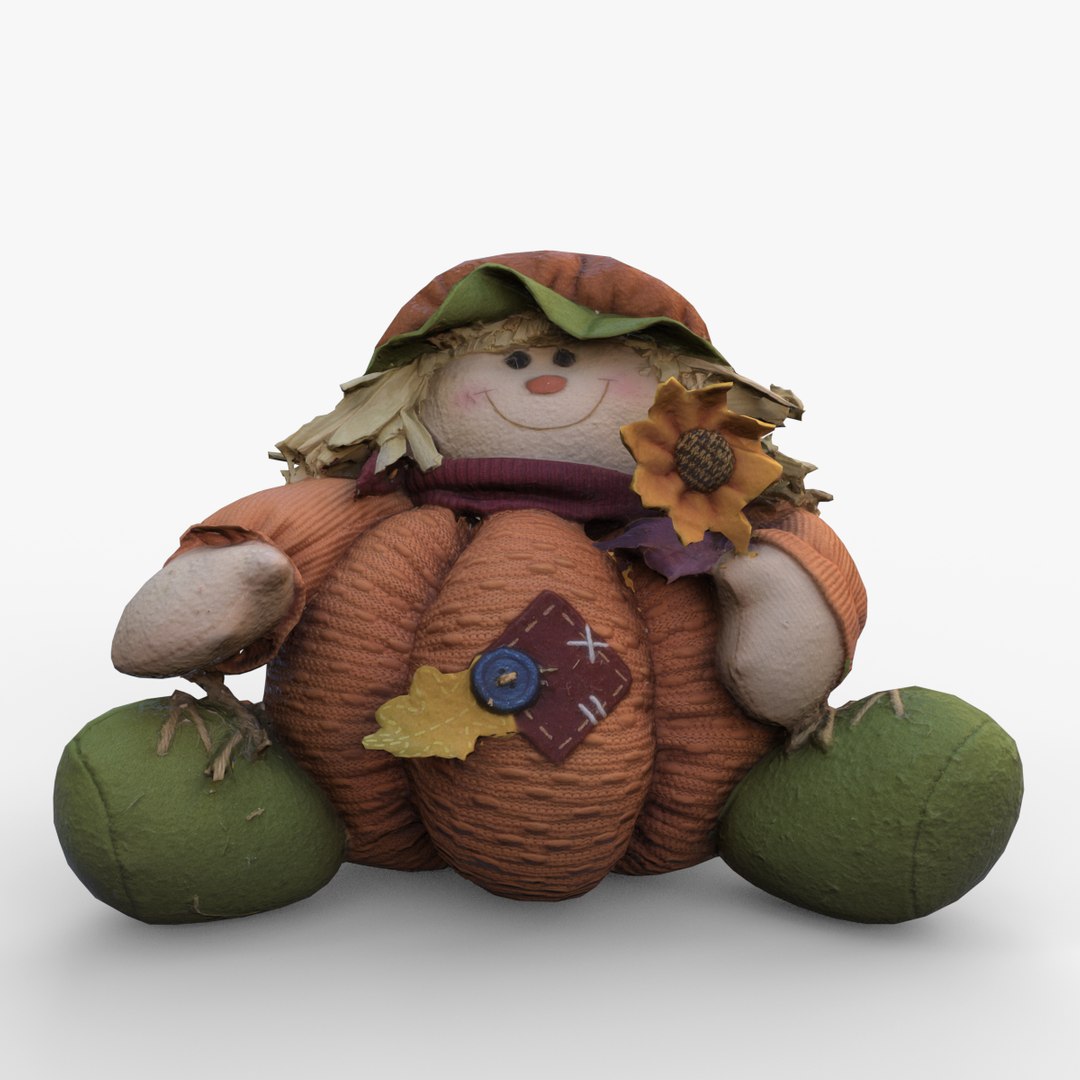 Pumpkin plushie plush 3D - TurboSquid 1660433