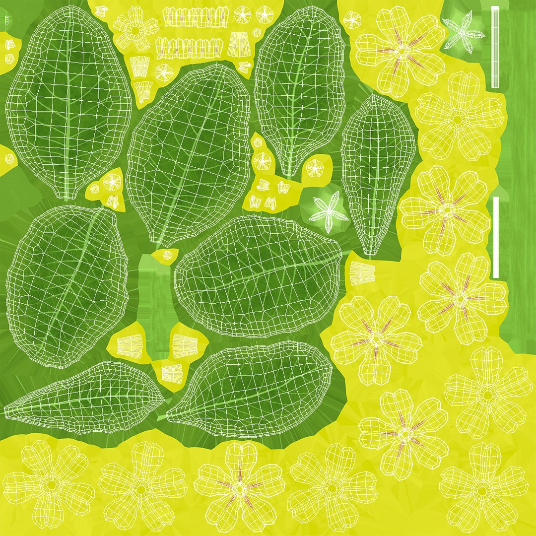 Potted Primrose Common Yellow 3D - TurboSquid 2068497