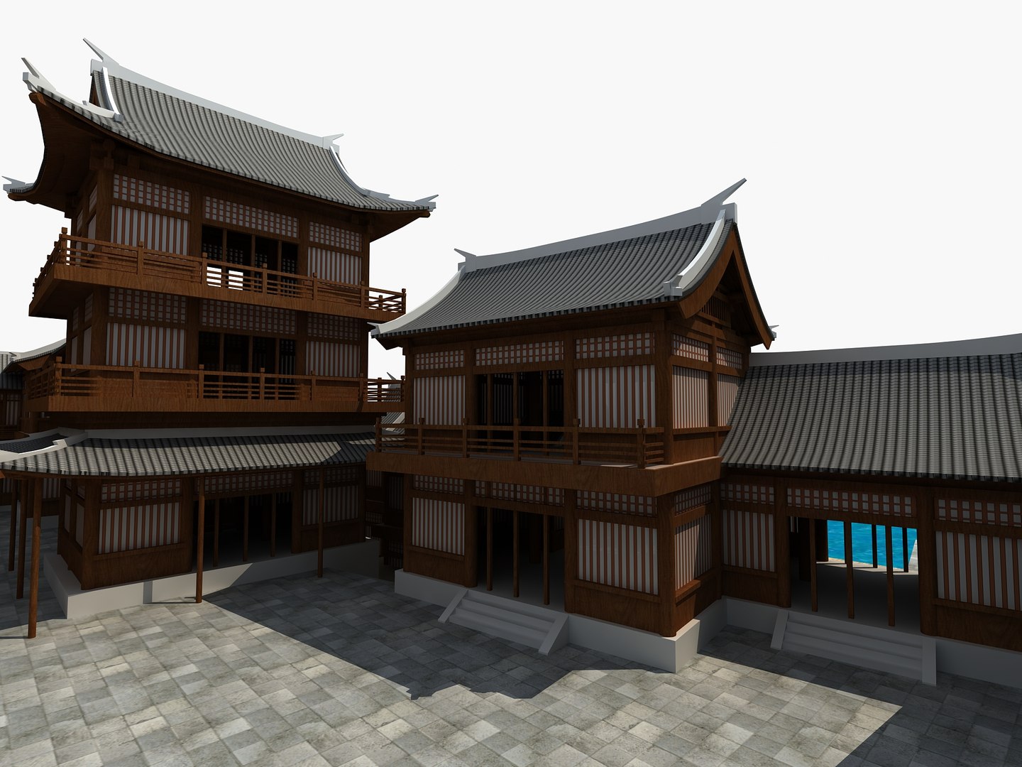 3D Chinese Ancient City 2 - TurboSquid 1807105