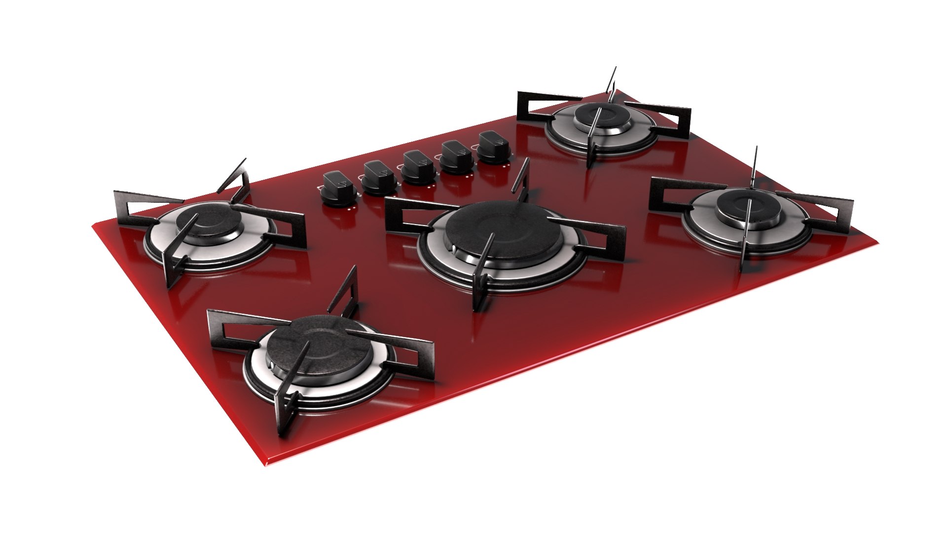 Red Stove 3D Model - TurboSquid 2271379