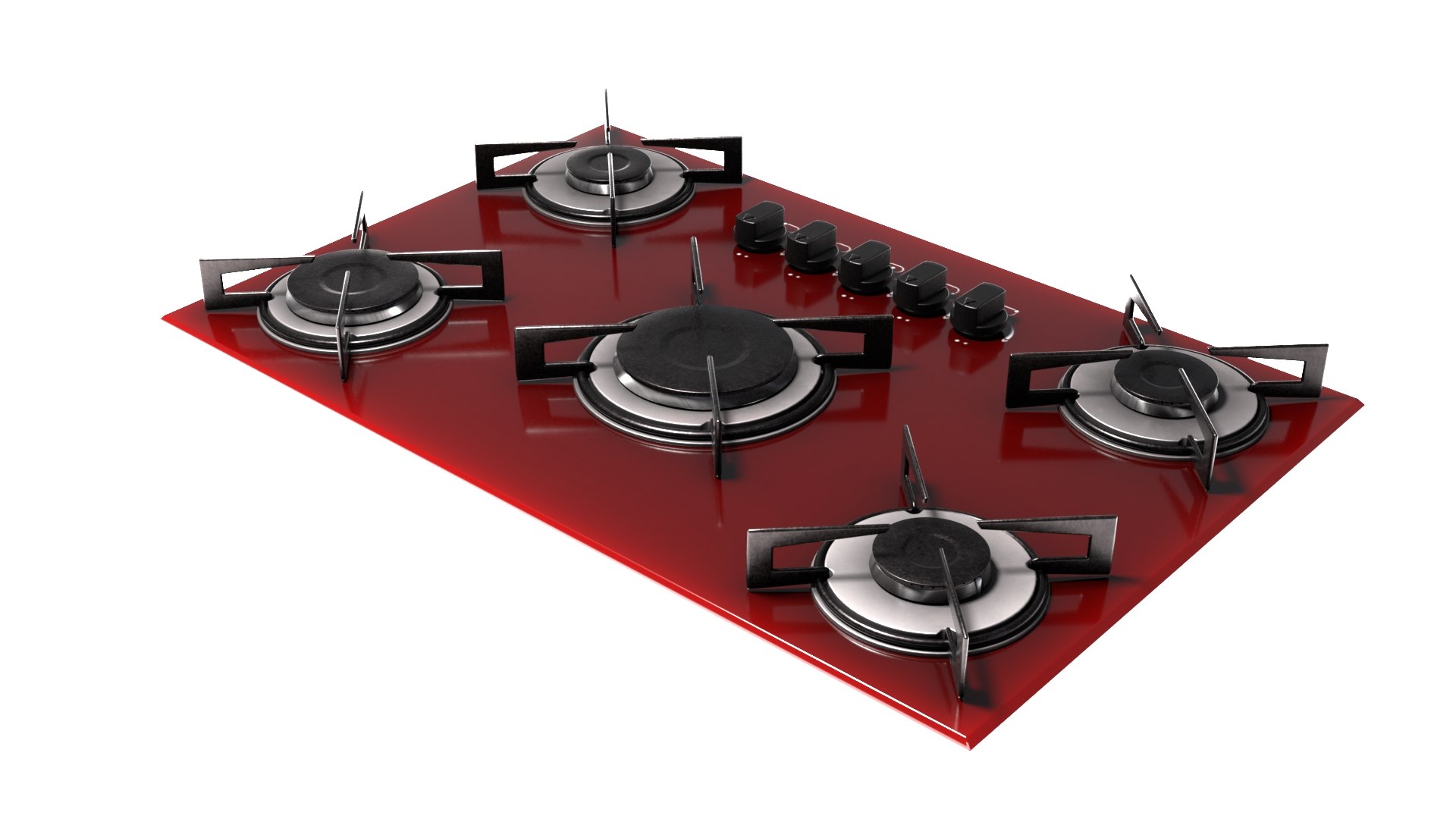 Red Stove 3D Model - TurboSquid 2271379