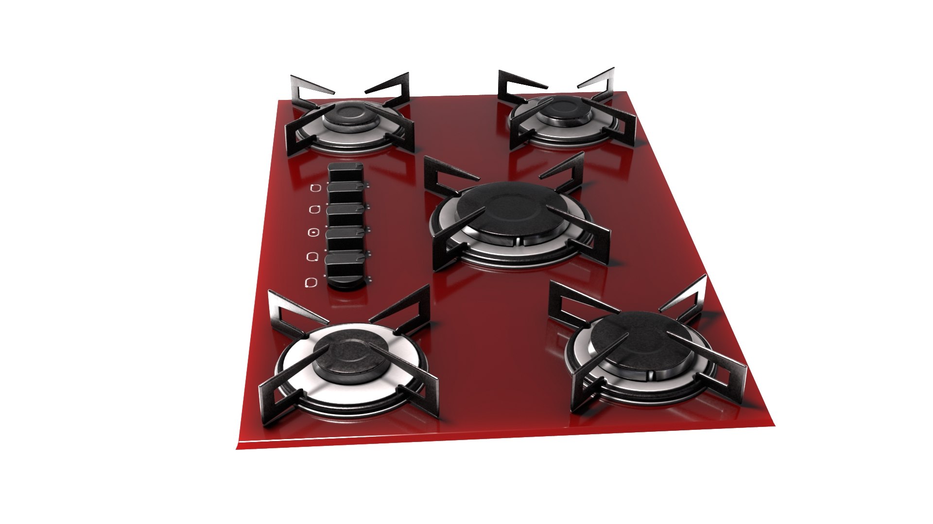 Red Stove 3D Model - TurboSquid 2271379